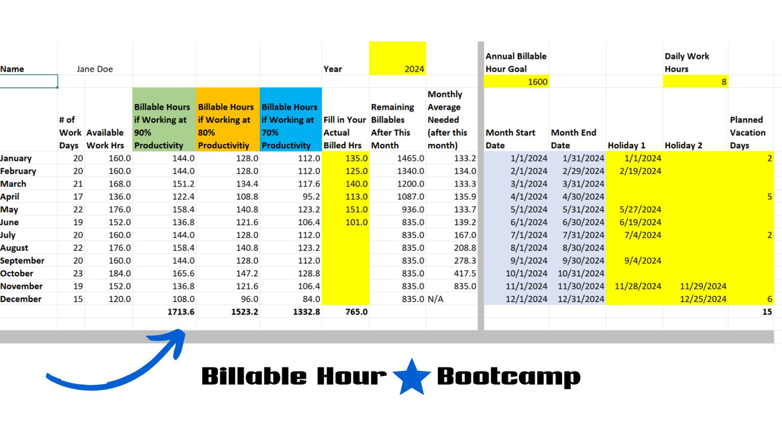 Billable Hours Calculator for Paralegals and Lawyers